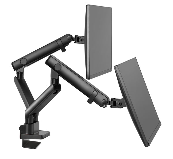 Dual Monitor Mount Articulating Arms (Black) HYDRA2B – Monumental Mounts